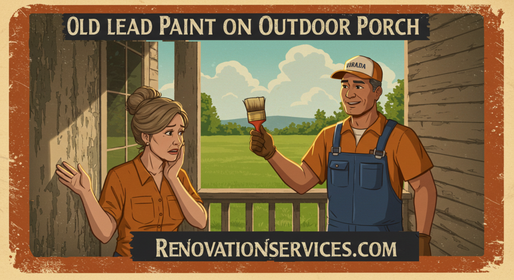 Old Lead Paint on Outdoor Porch: Safe DIY Tips for a 100-Year-Old Home