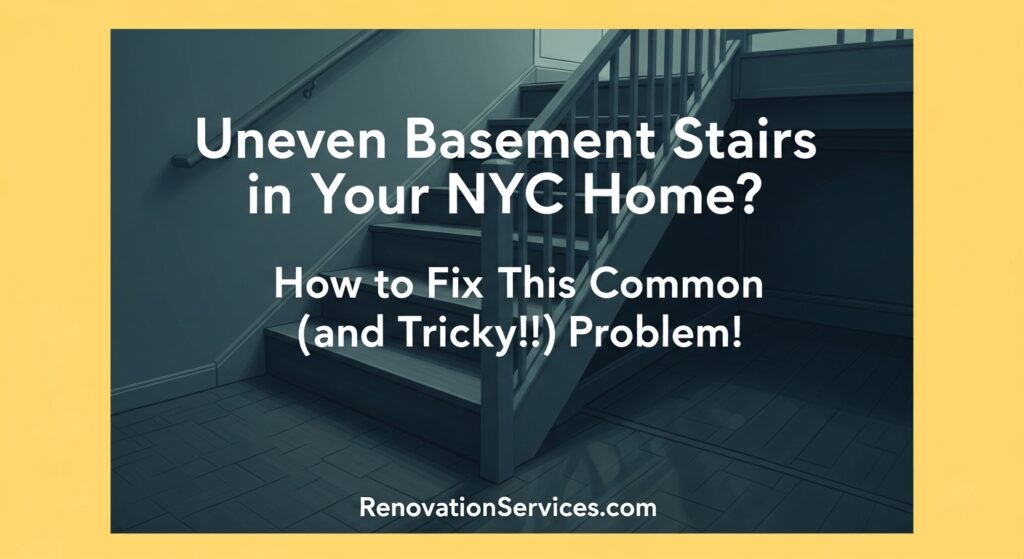 Uneven Basement Stairs in Your NYC Home? How to Fix This Common (and ...